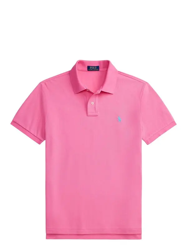 Polo Ralph Lauren Slim Fit Mesh Polo - Pink