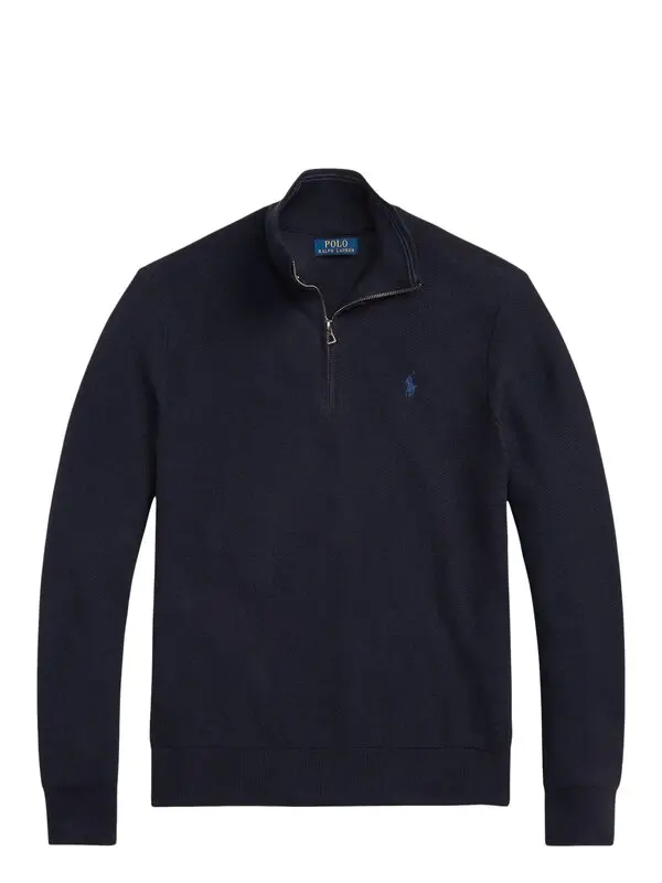 Polo Ralph Lauren Turtleneck With Zip - Blue