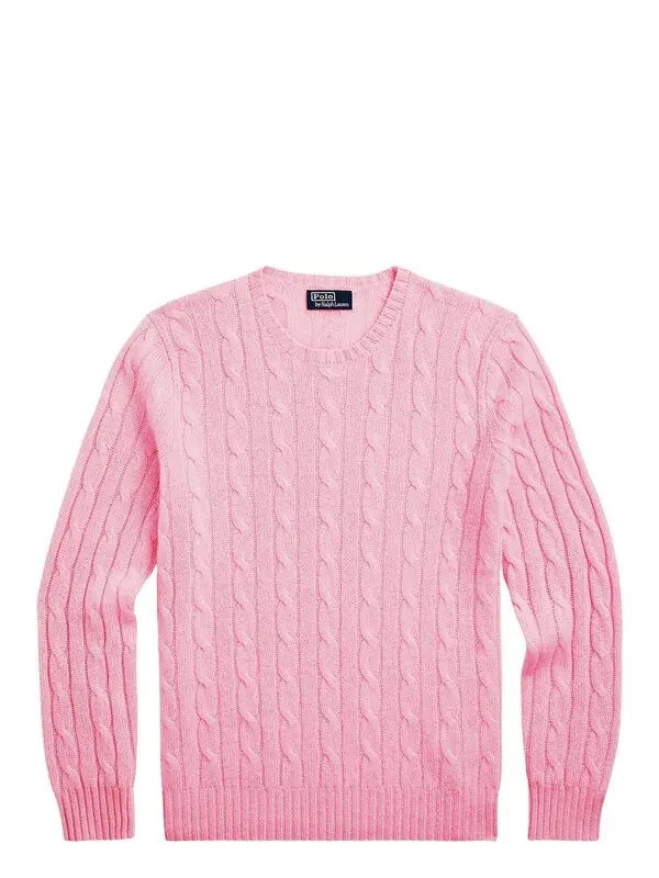 Polo Ralph Lauren Iconic Cable Knit Sweater - Pink