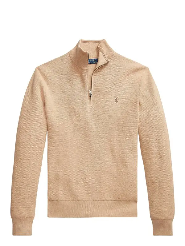 Polo Ralph Lauren Half Zip Pullover - Brown