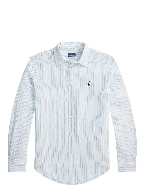 Polo Ralph Lauren Classic Fit Striped Shirt - Sky Blue