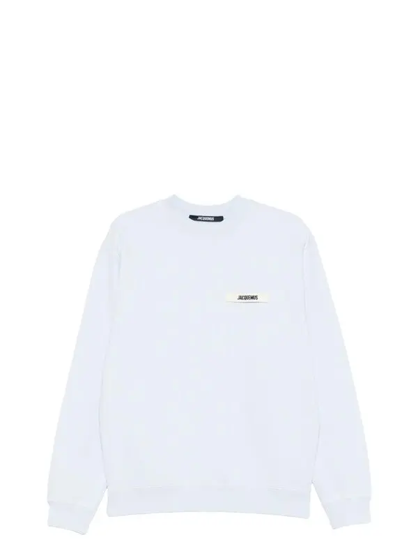 Jacquemus Le Sweatshirt Gros Grain - Sky Blue