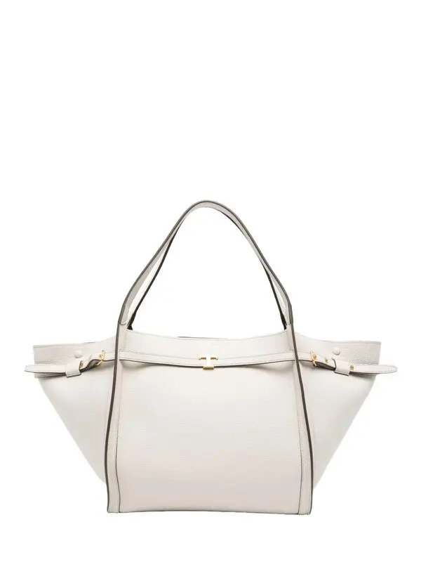 TOD'S Medium Leather Tote - White