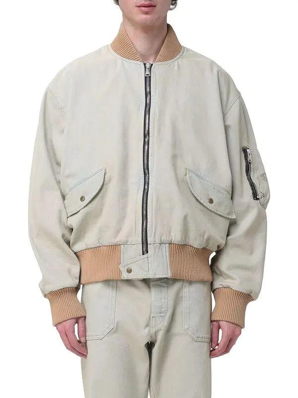 VIVIENNE WESTWOOD Cotton Bomber Jacket - Blue