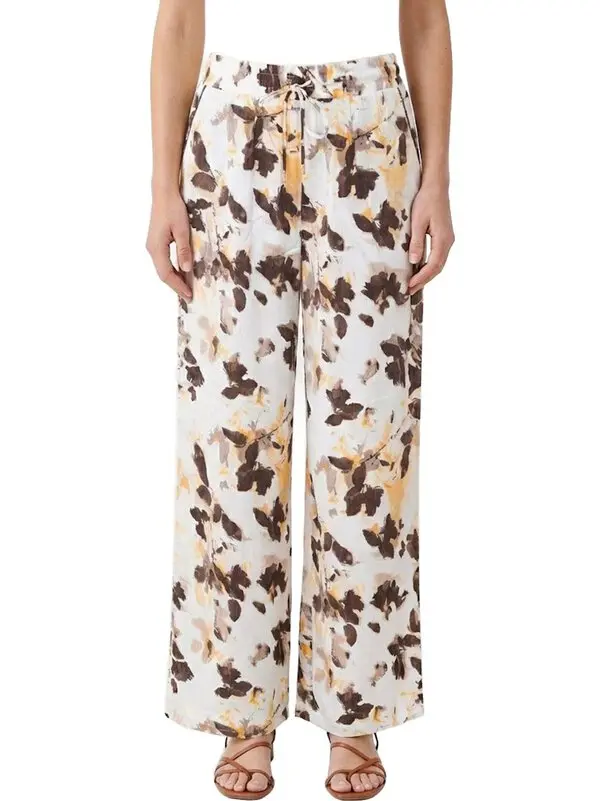 Liu Jo Printed Polyester Pants - Multicolor
