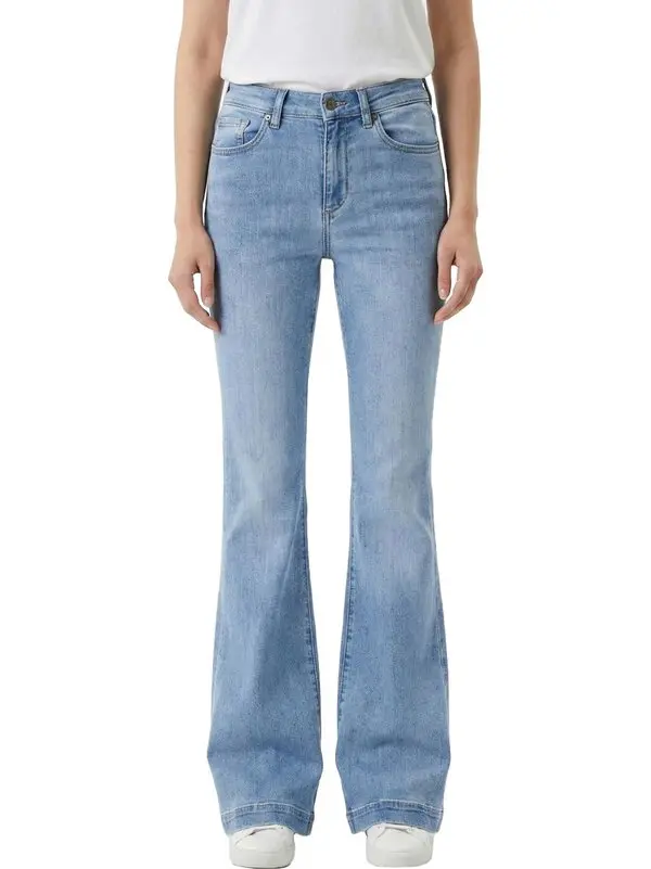 Liu Jo Flare Leg Jeans - Blue