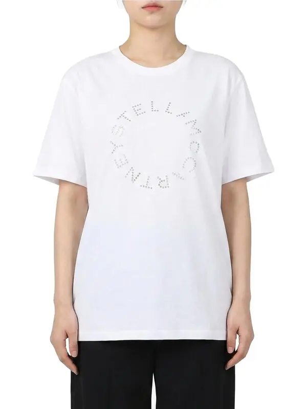 Stella McCartney Cotton T-shirt With Logo - White