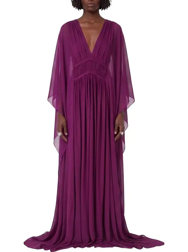 Alberta Ferretti Maxi Dress - Violet
