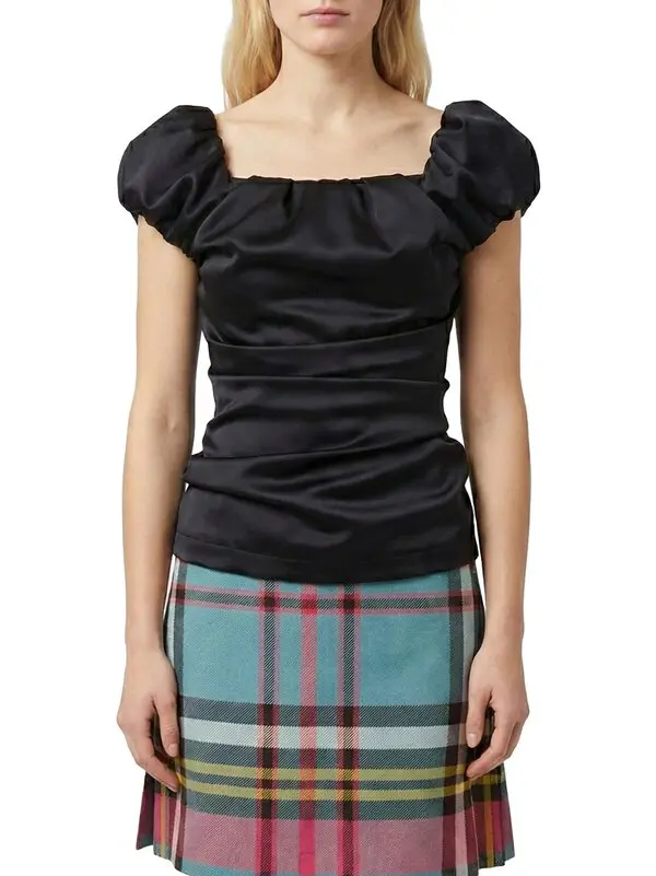 VIVIENNE WESTWOOD Ruched Top - Black