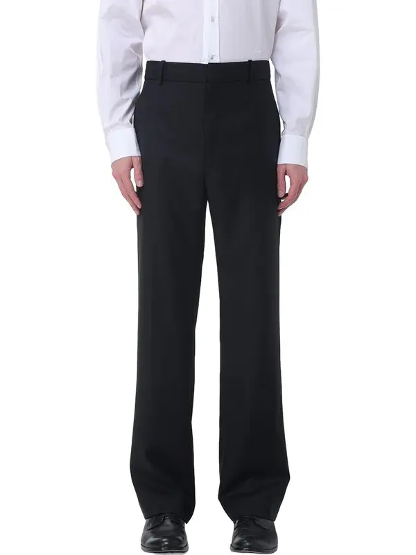 Kenzo Virgin Wool Tailored Trousers - Brown