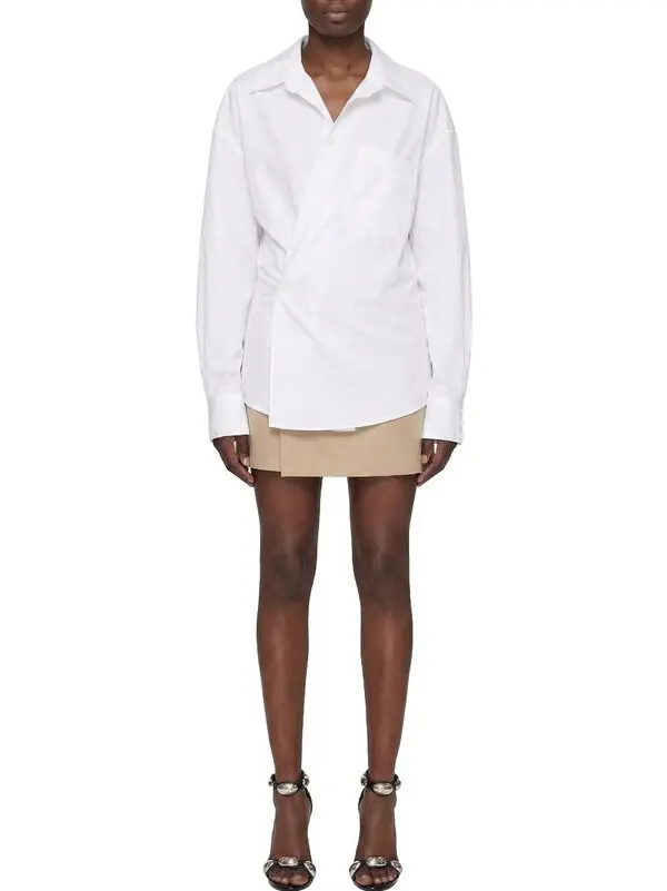 Alexander Wang Cotton Shirt Dress - White