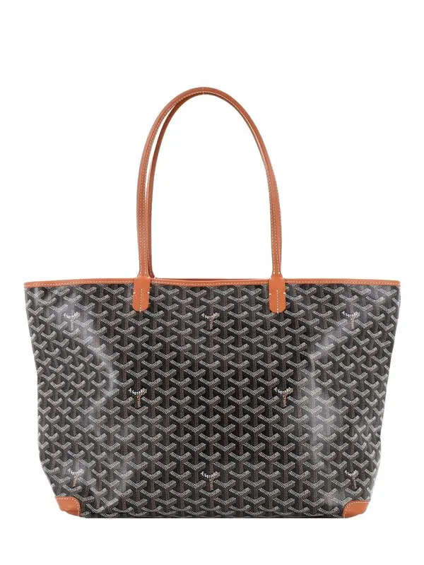 Goyard Artois Tote Coated Canvas Mm - Brown