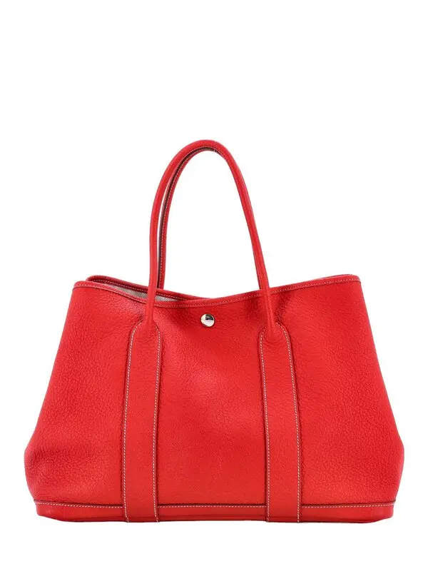 Hermès Garden Party 36 Tote Leather - Rouge Casaque