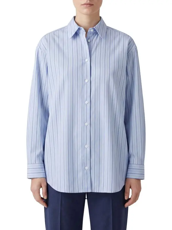 TOTEME Shirt - Gnawed Blue
