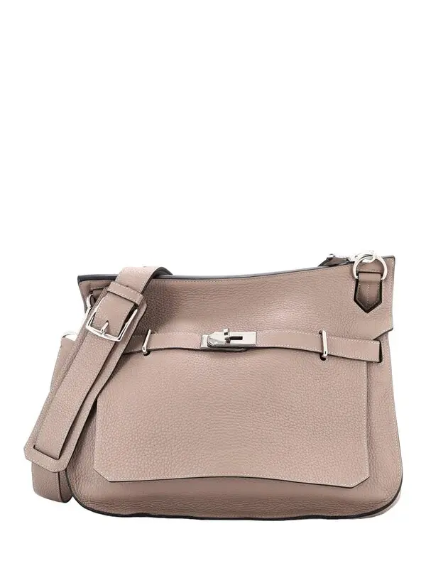 HERMES Jypsiere Bag Clemence 34 - Gris Tourterelle