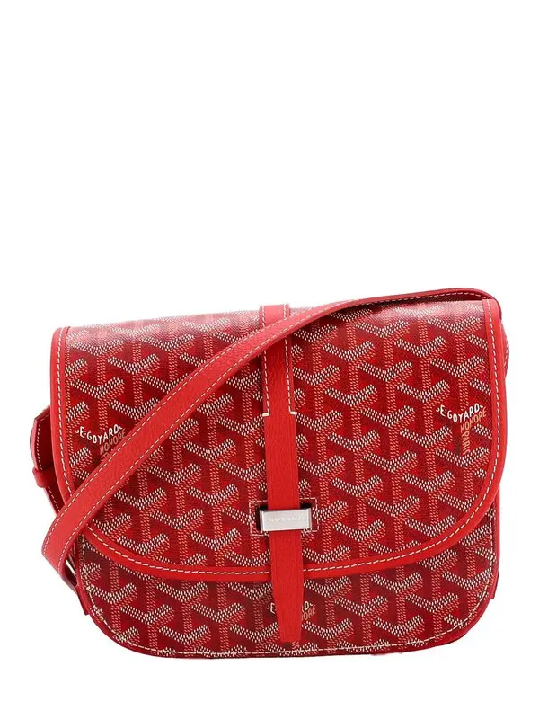 GOYARD Belvedere Ii Messenger Bag Coated Canvas Pm - Red
