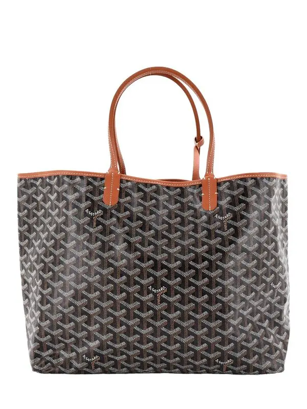 GOYARD Saint Louis Pm Tote Coated Canvas - Brown