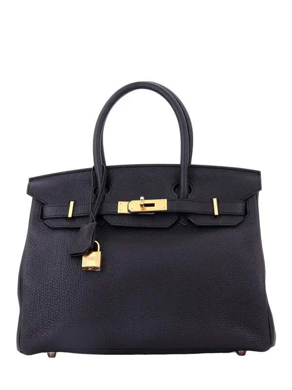 HERMES Birkin 30 Handbag - Noir
