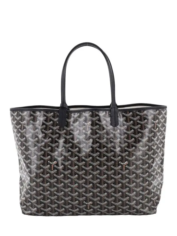 GOYARD Saint Louis Tote Coated Canvas Pm - Black