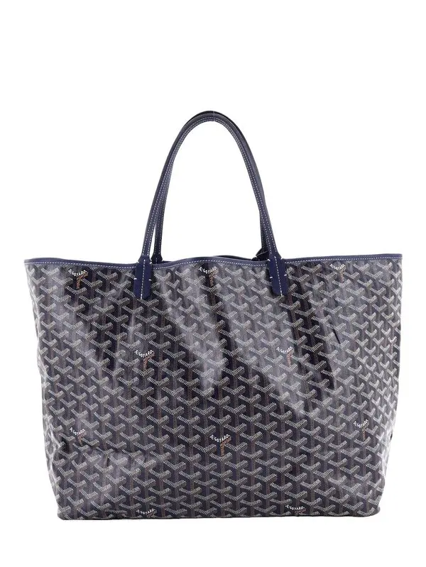 Goyard Saint Louis Gm Tote Coated Canvas - Blue