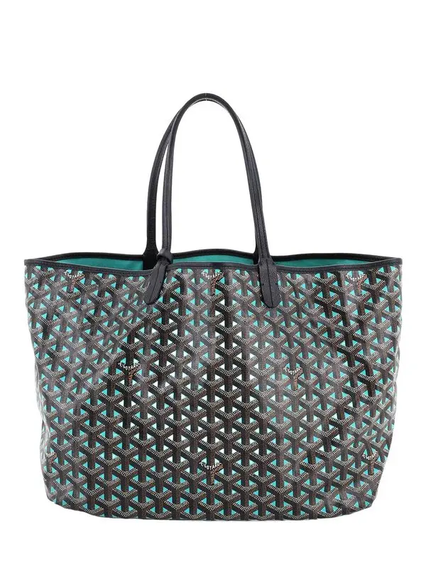 Goyard Saint Louis Pm Coated Canvas Tote - Green