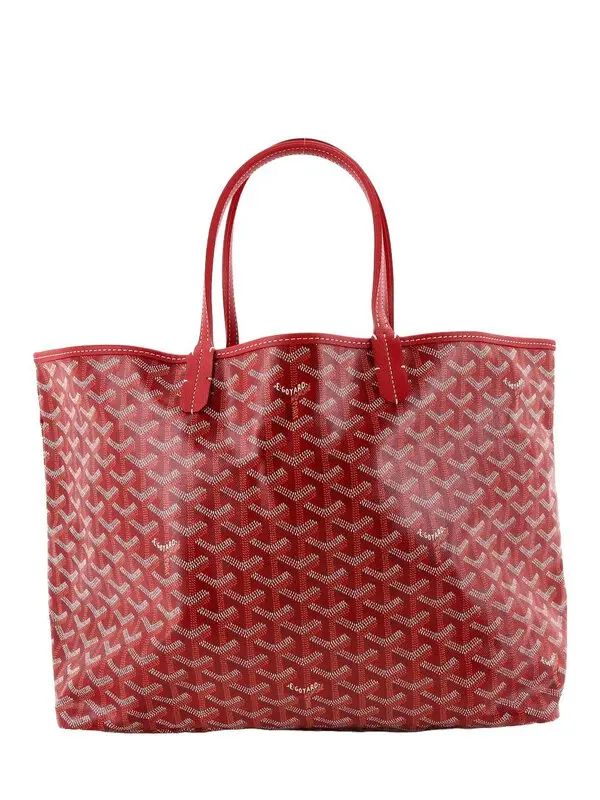 GOYARD Saint Louis Pm Tote Coated Canvas - Red