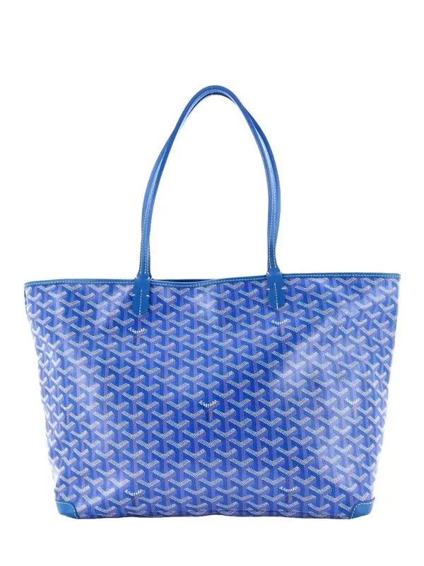 Goyard Artois Mm Tote Coated Canvas - Blue