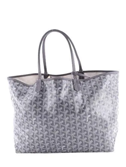 Goyard Saint Louis Tote Coated Canvas Pm - Grey