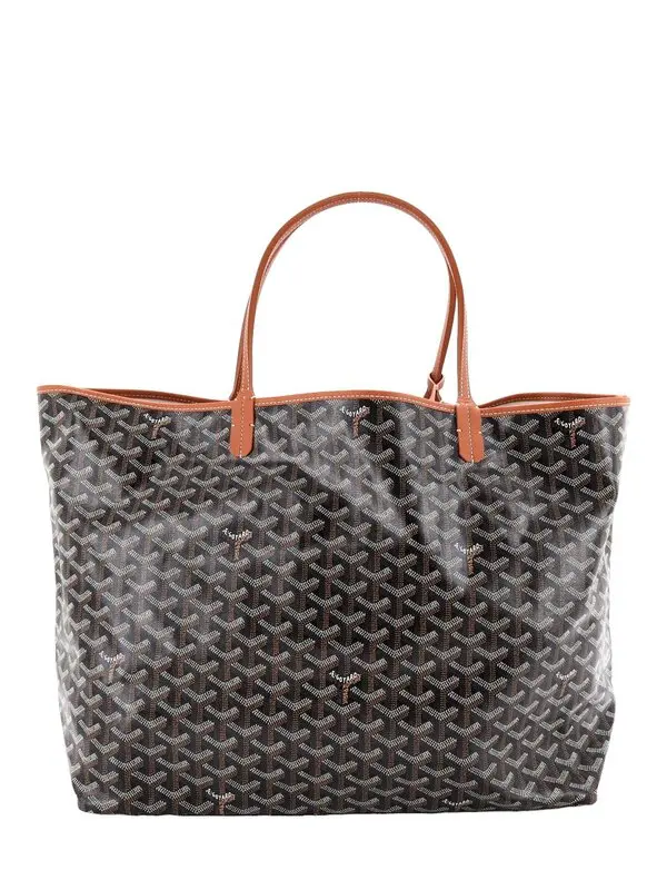 GOYARD Saint Louis Gm Tote Coated Canvas - Brown