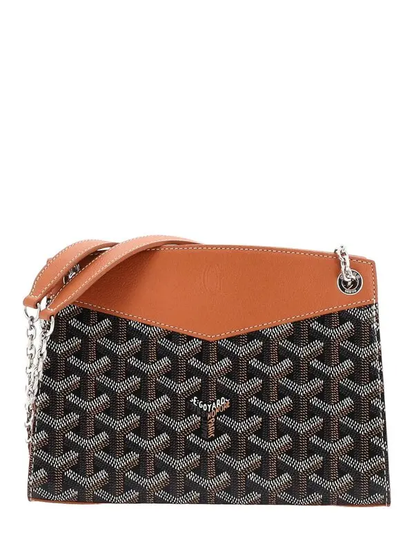 GOYARD Structured Rouette Chain Shoulder Bag - Brown
