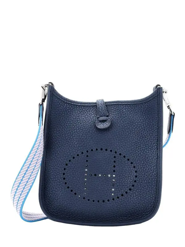 HERMES Evelyne Bag Gen Iii Clemence Tpm - Bleu De Prusse