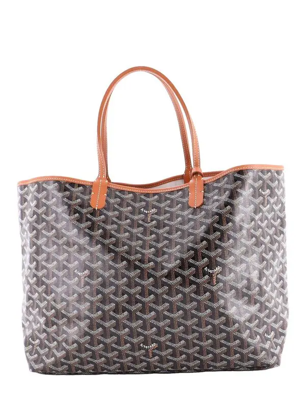 Goyard Saint Louis Pm Tote Coated Canvas - Brown