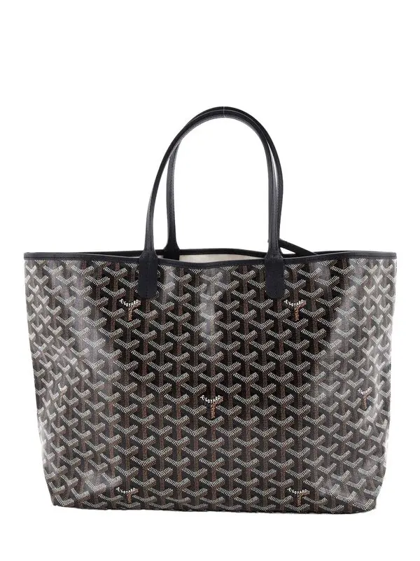 GOYARD Saint Louis Pm Tote Coated Canvas - Black