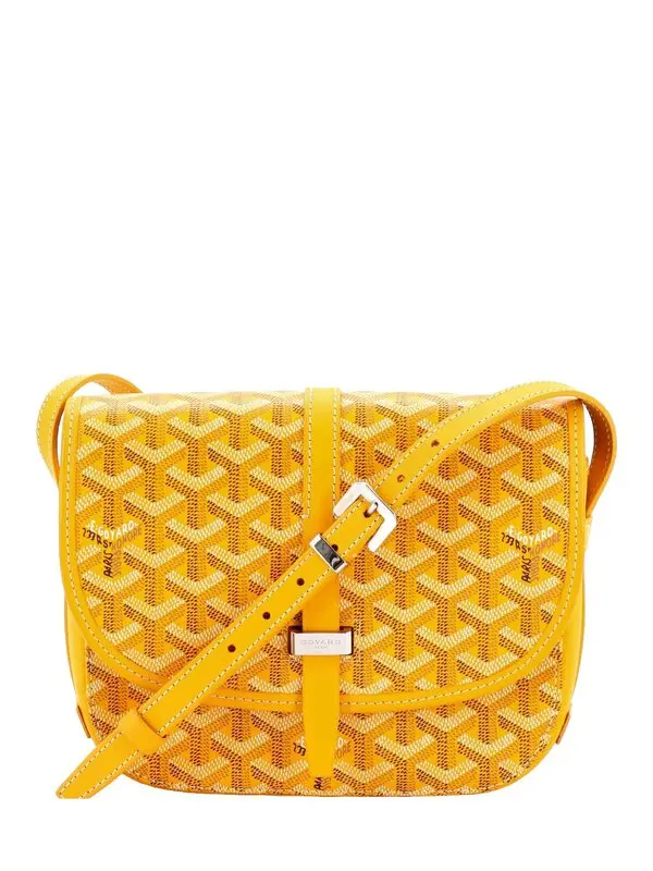 GOYARD Belvedere Ii Messenger Bag Coated Canvas Pm - Yellow