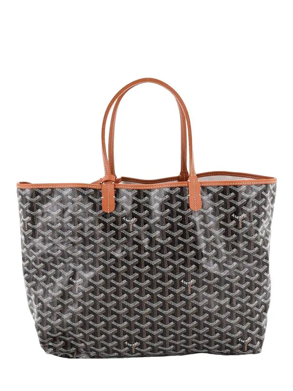 Goyard Saint Louis Tote Coated Canvas Pm - Brown