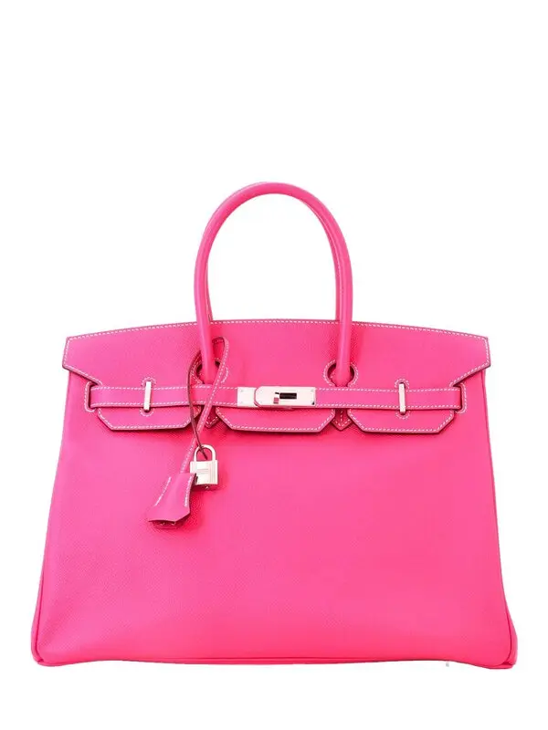 HERMES Candy Birkin Bag Epsom 35 - Rose Tyrien