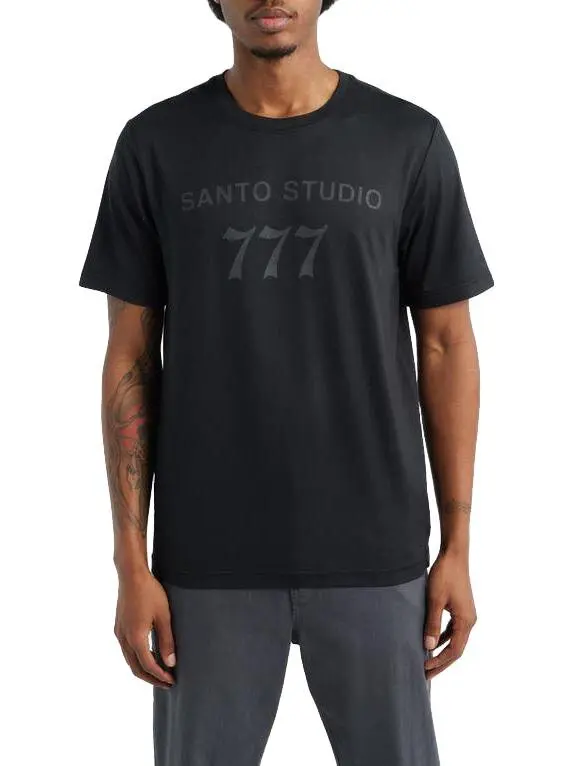 SANTO STUDIO Tempo 777 Tech T-shirt - Black