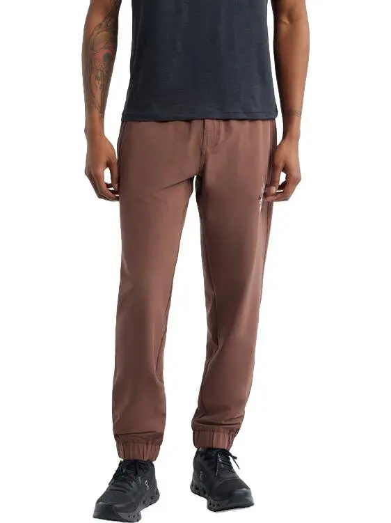 SANTO STUDIO Tempo Good Energy Tech Joggers - Holy Brown