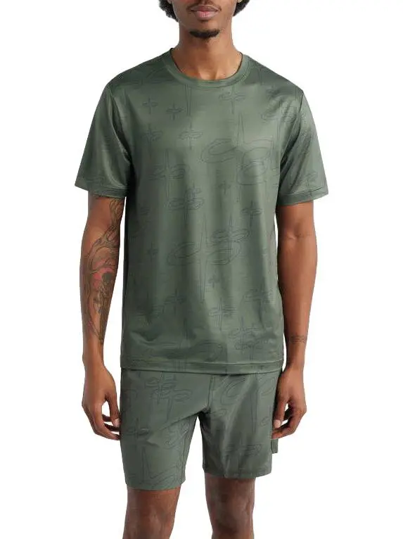 SANTO STUDIO Tempo Tech T-shirt - Insignia Olive