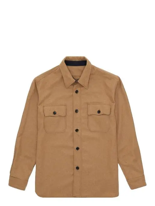 FORTELA Military Overshirt - Camel