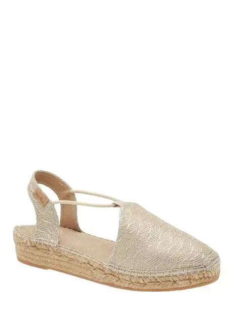 TONI PONS Nerea Espadrille Flat - Platinum