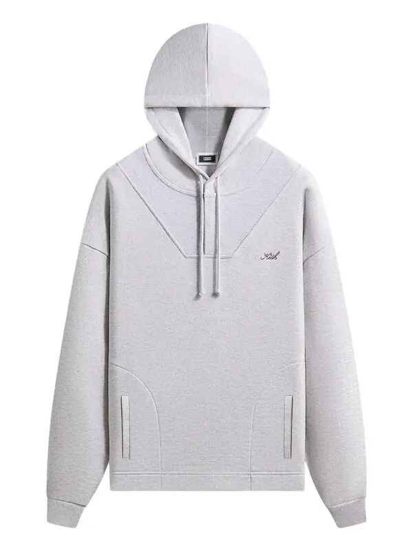 Kith Rib Neck Cropped Camden Hoodie - Grey