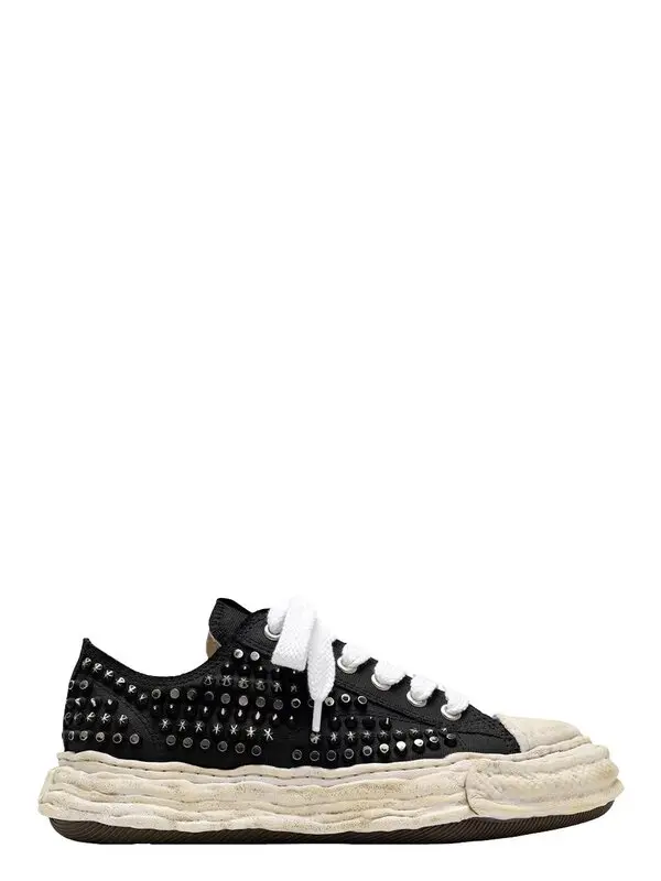 Mihara Yasuhiro Peterson23 Og Sole Studded Canvas Low - Black