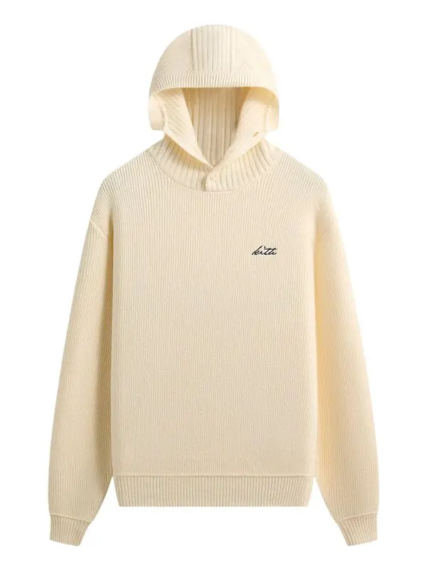 Kith Knit Hoodie - Cream