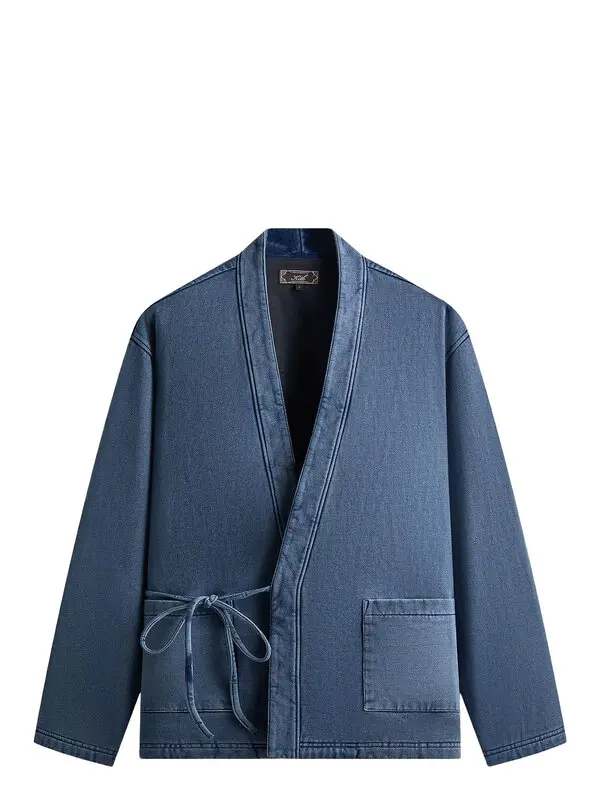 Kith Indigo Fleece Karter Gi Jacket - Blue