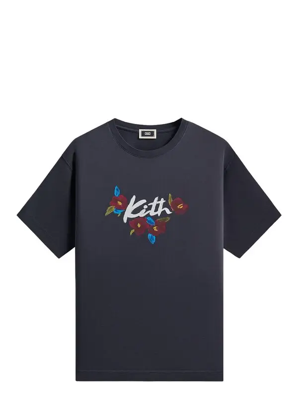 Kith Brush Vintage Boxy Alex Tee - Blue