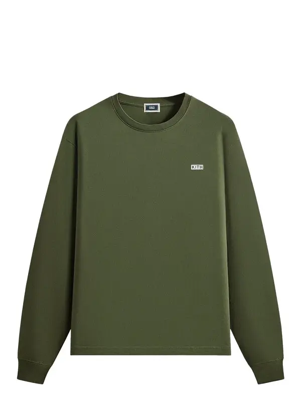 Kith Long Sleeve Lax Tee - Green