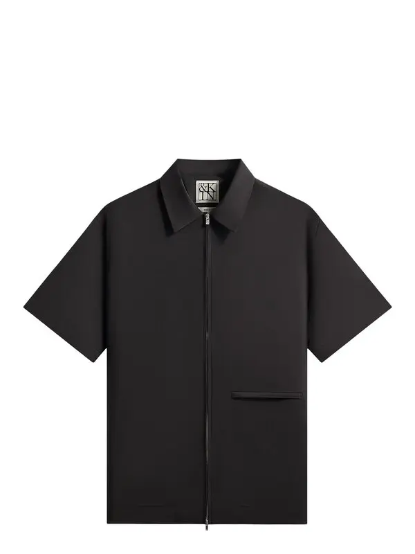 Kith Kin For Origins Tropical Wool Davenport Shirt - Black