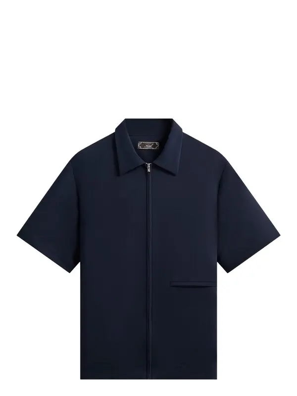 Kith Midweight Double Weave Davenport Shirt - Blue