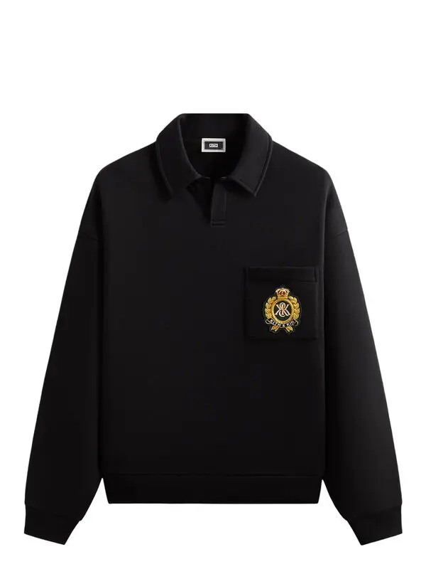 Kith Bullion Lauel Crest Nelson Pocket Rugby - Black